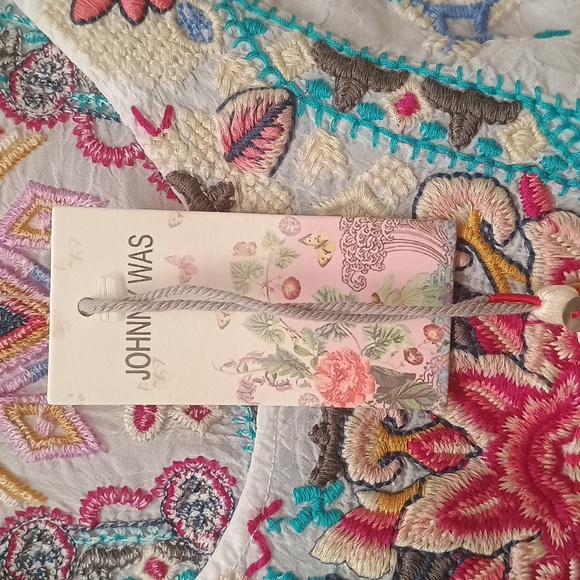 Johnny Was | Tops | Johnny Was Rangoon Blouse New With Tags Size Med ...